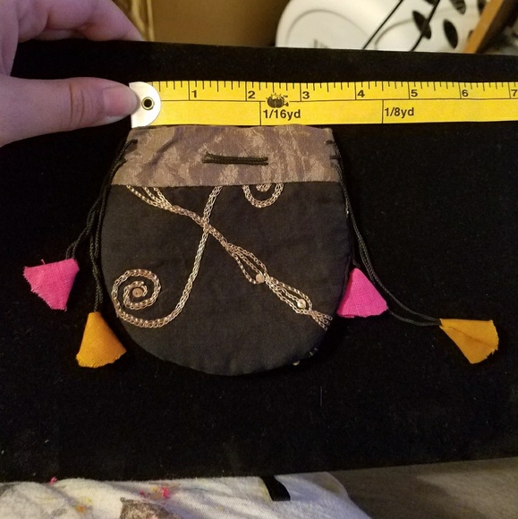 Bags | Med Draw String Pouch Handmade | Poshmark
